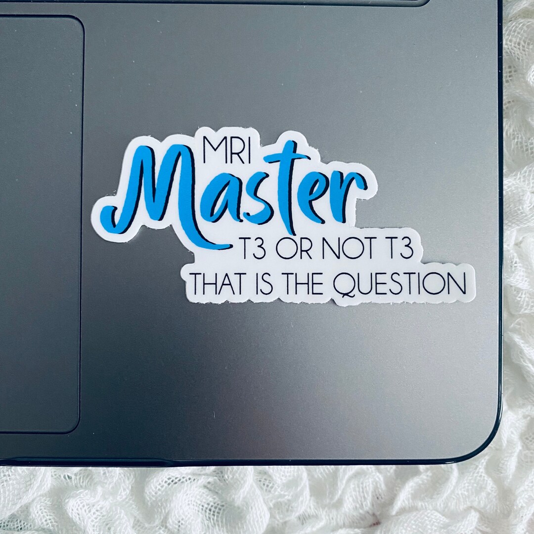 MRI Sticker, MRI Master Sticker, Nursing Sticker, Nursing Student ...