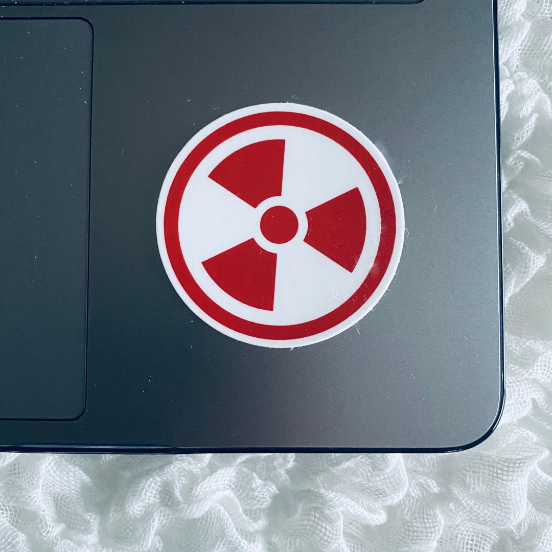 Red Radiology Symbol Sticker, Radiology Sticker, Radiology Gift, Rad ...