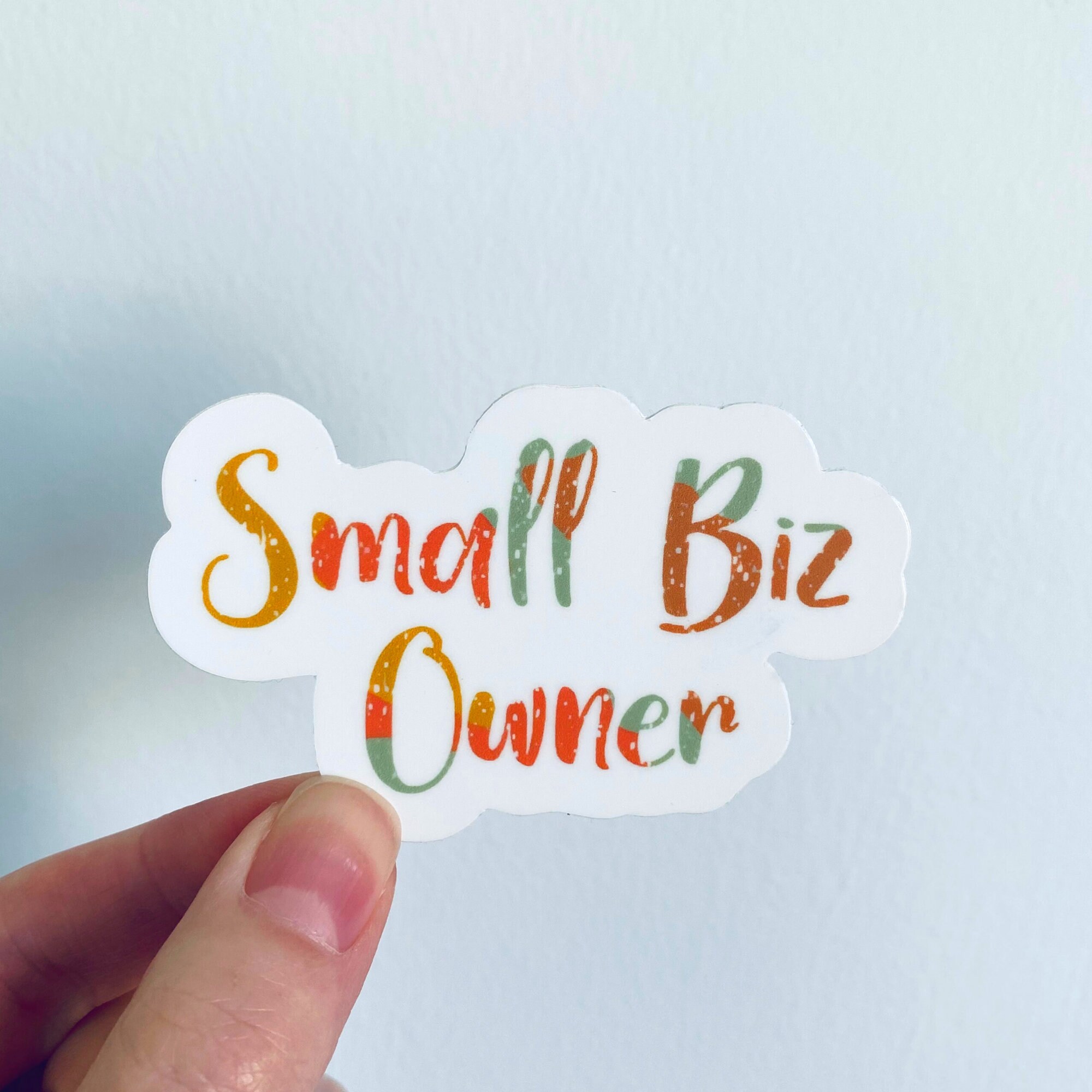 Colorful Small Business Owner Sticker | Etsy