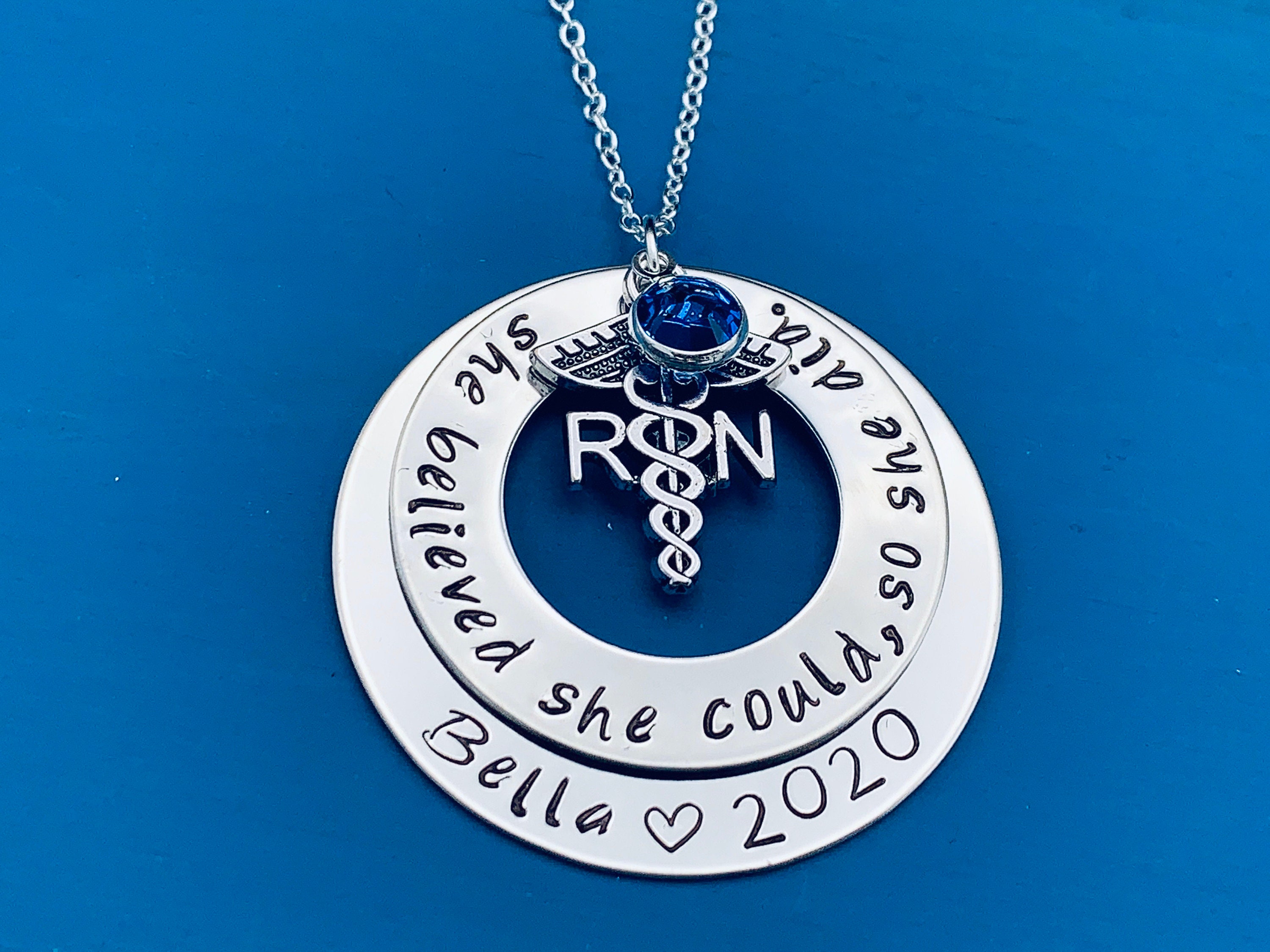 Personalized Necklace for RN / Rn Gift /bsn /nurses / Nursing Student ...