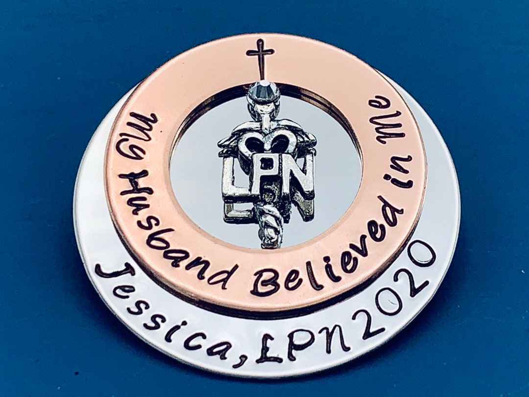 Personalized Pin for LPN / LPN Gift /bsn /nurses / Nursing Student Gift ...