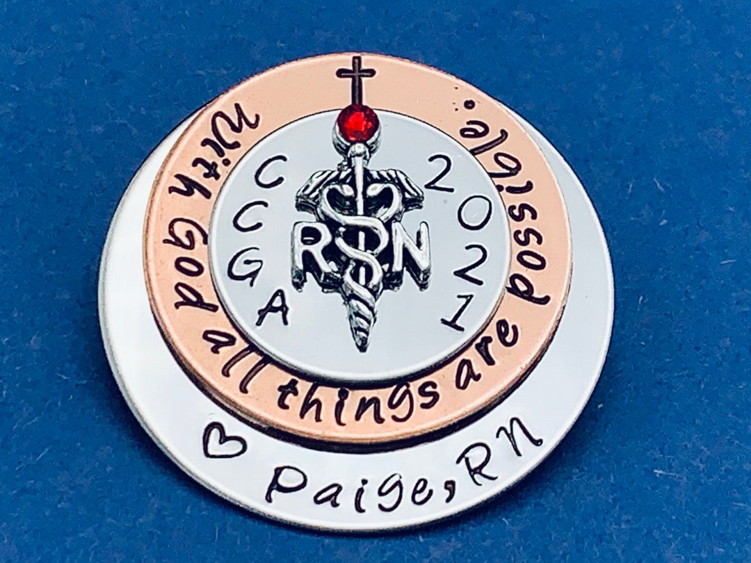 Pin personalizado para RN / Rn Gift / bsn / Nurses / Nursing Student ...