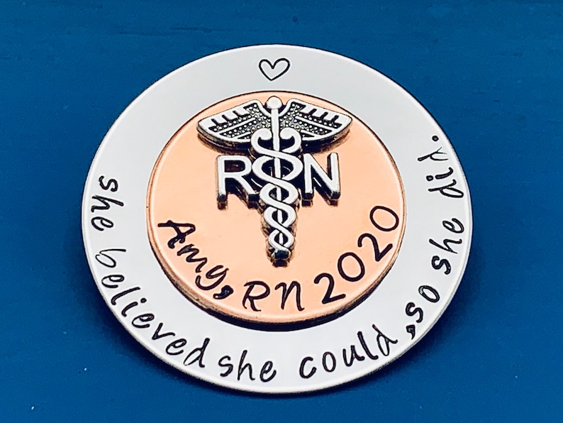Personalized Pin for RN / Rn Gift /bsn /nurses / Nursing Student Gift ...