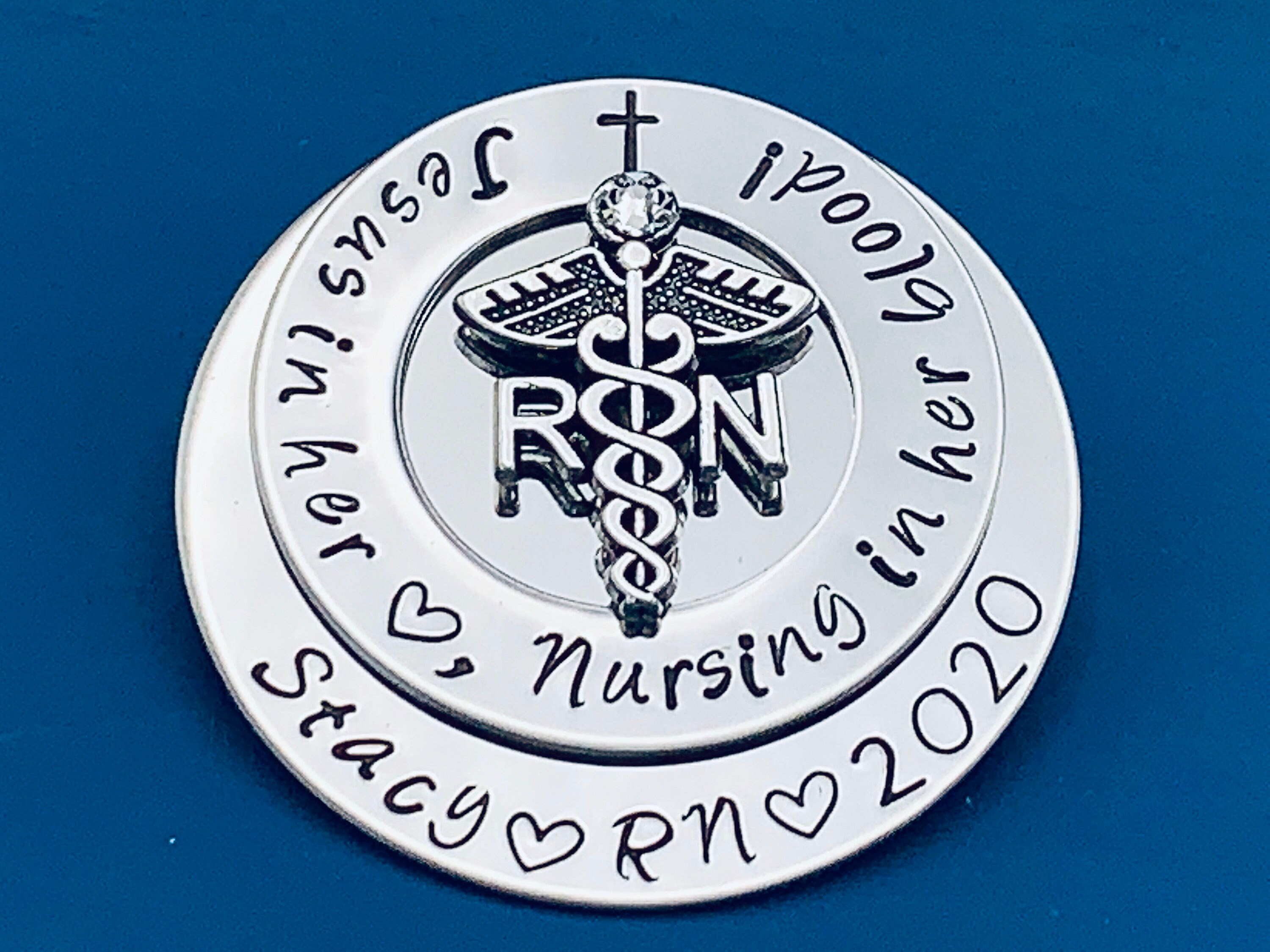 Personalized Pin for RN / Rn Gift /bsn Pin/ Nursing Student Gift ...