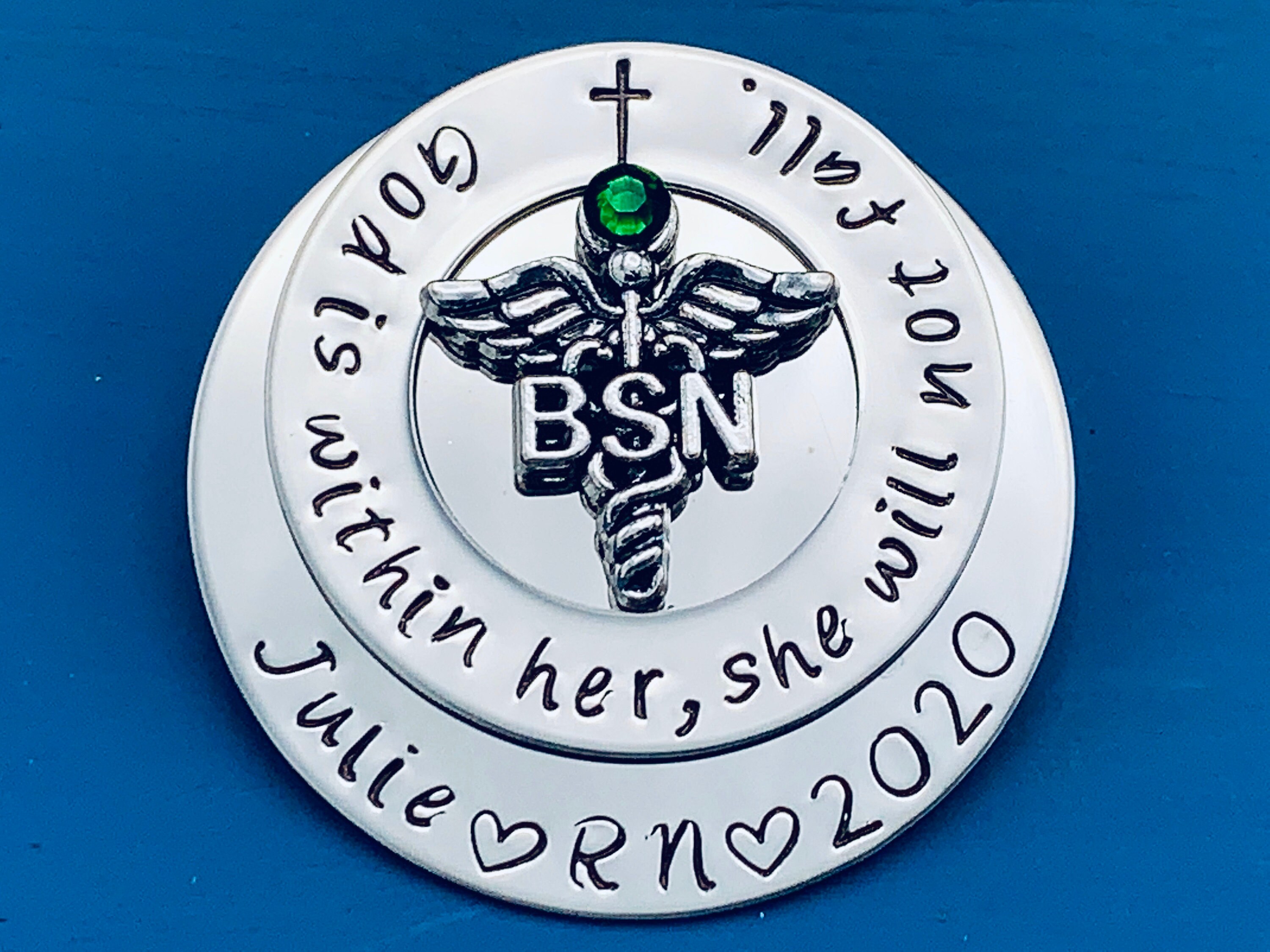 Personalized Pin for BSN/ BSN Gift /bsn /Nurses / Nursing | Etsy