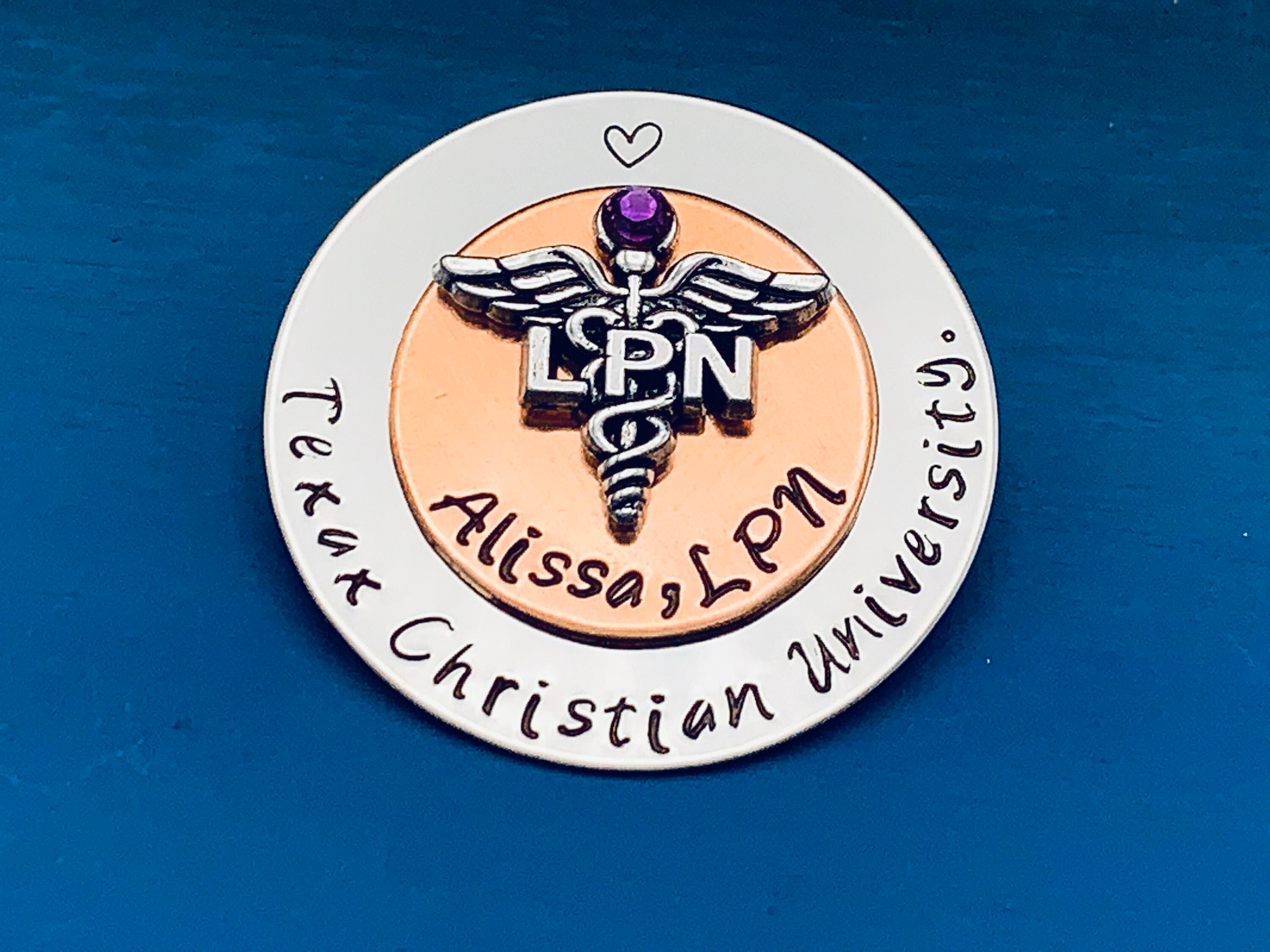 Personalized Pin for LPN / Rn Gift /bsn /Nurses / Nursing | Etsy