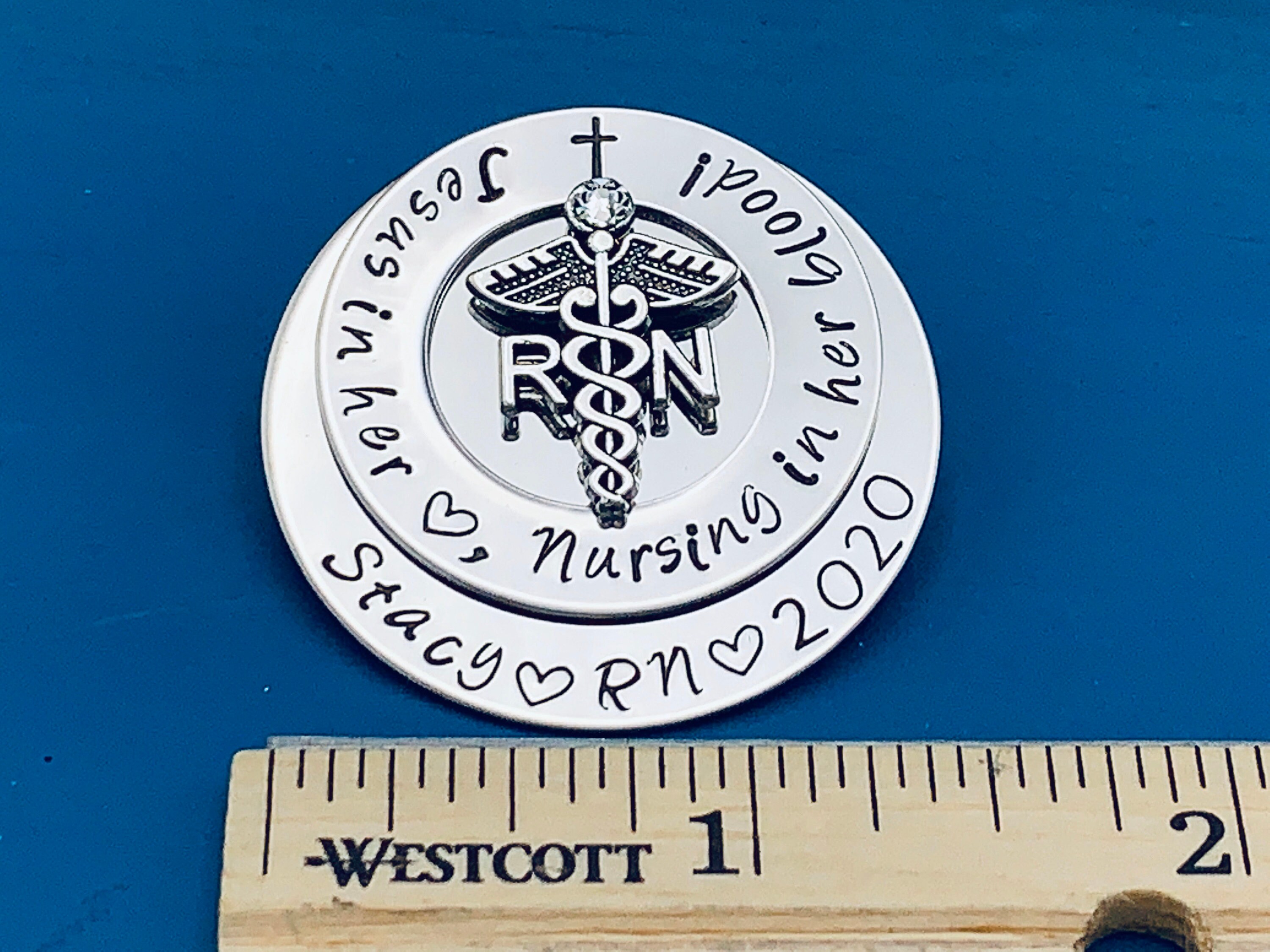 Personalized Pin for RN / Rn Gift /bsn Pin/ Nursing Student Gift ...