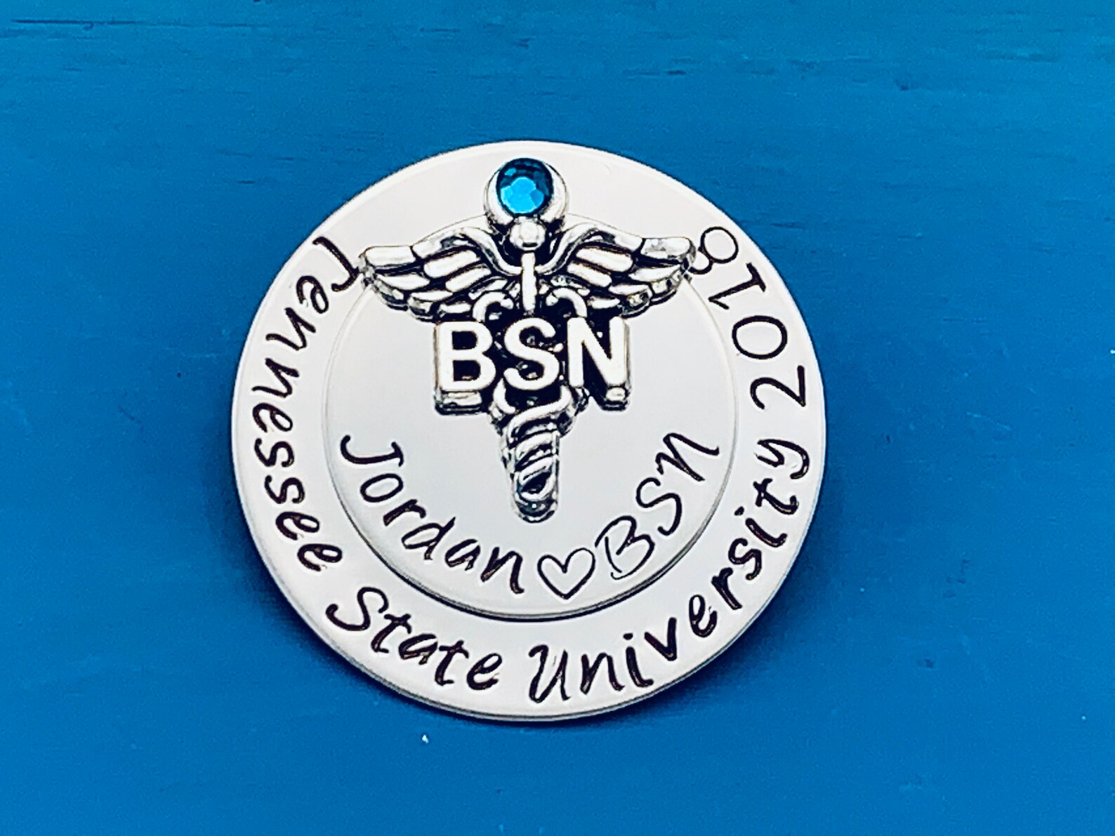 Personalized Pin for BSN / BSN Gift /bsn /nurses / Nursing Student Gift ...