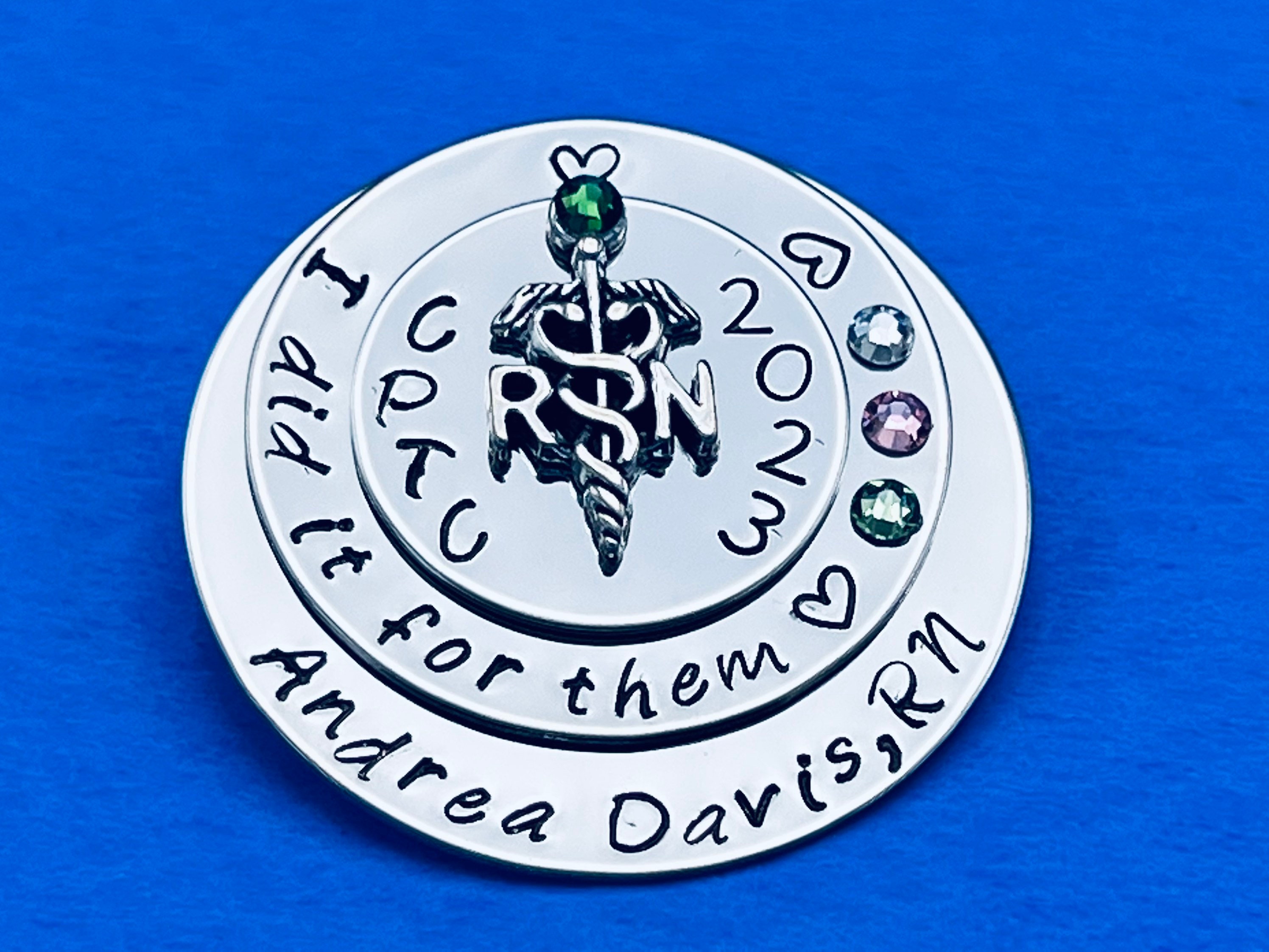 Personalized Pin for RN/LPN Gift / Nursing Student Gift / Nursing ...