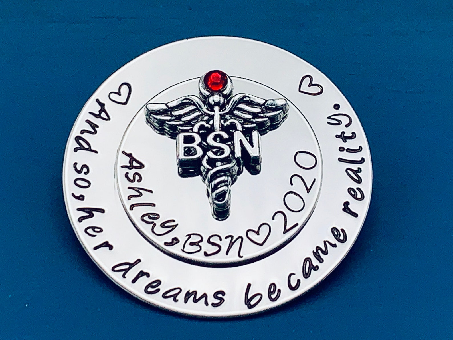 Personalized Pin for BSN / Bsn Gift /bsn /nurses / Nursing - Etsy