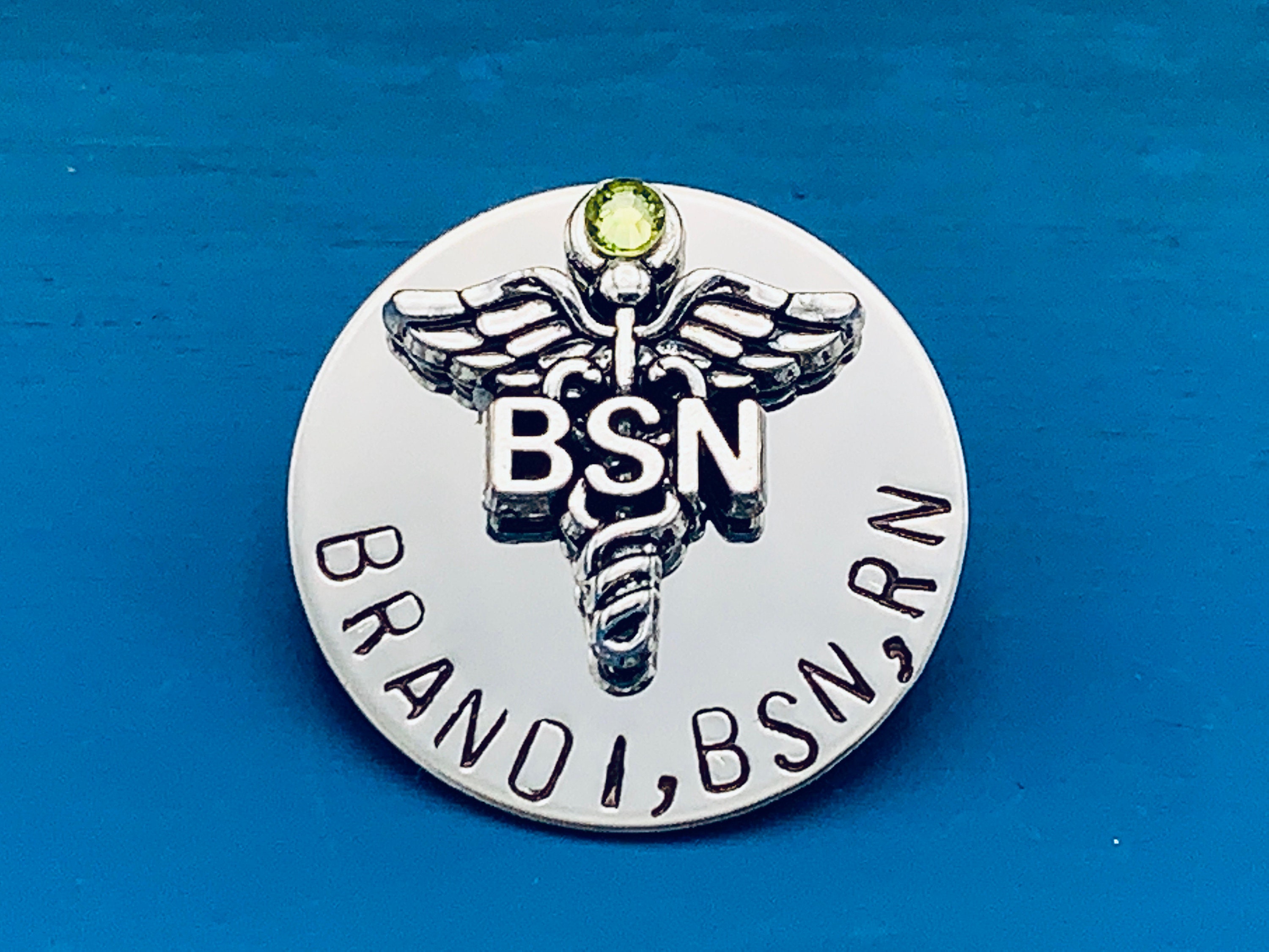 Personalized Pin for BSN / Bsn Gift /bsn /Nurses / Nursing | Etsy