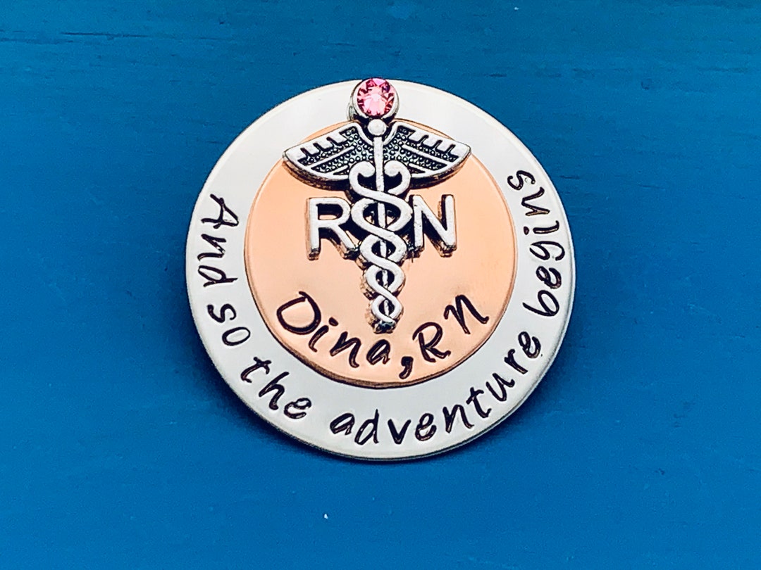 Personalized Pin for RN / Rn Gift /bsn /nurses / Nursing Student Gift ...