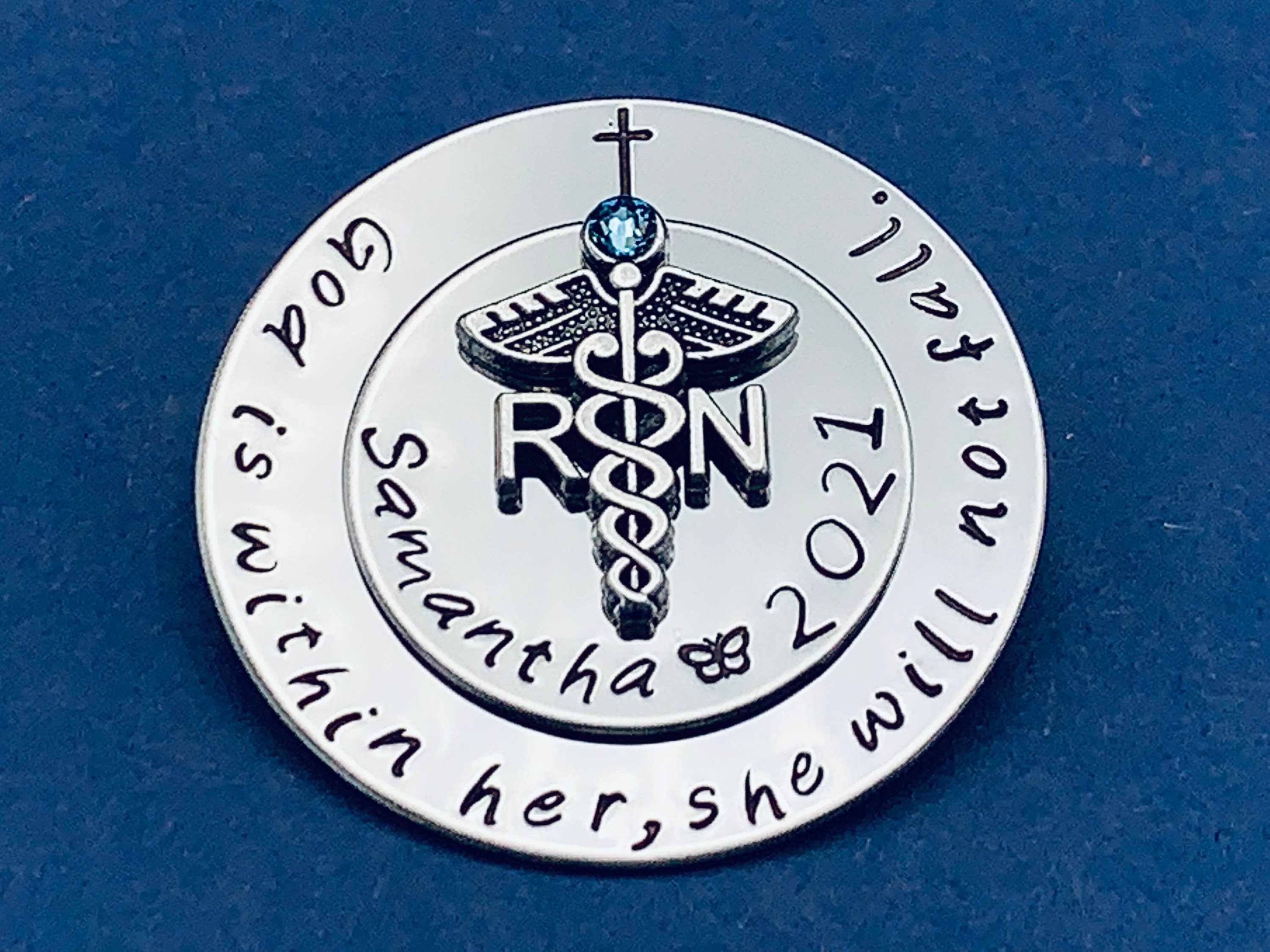 Pin personalizado para RN / Rn Gift / bsn pin / Nursing - Etsy España