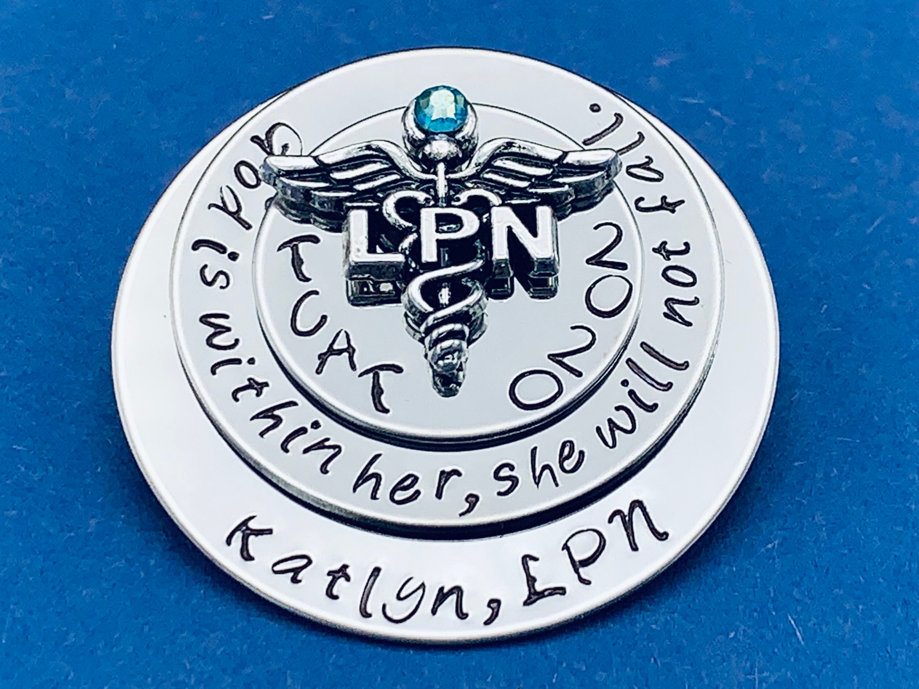 Personalized Pin for LPN/LPN Gift /LPn pin/ Nursing Student | Etsy