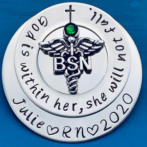 Personalized Pin for BSN/ BSN Gift /bsn /nurses / Nursing Student Gift ...