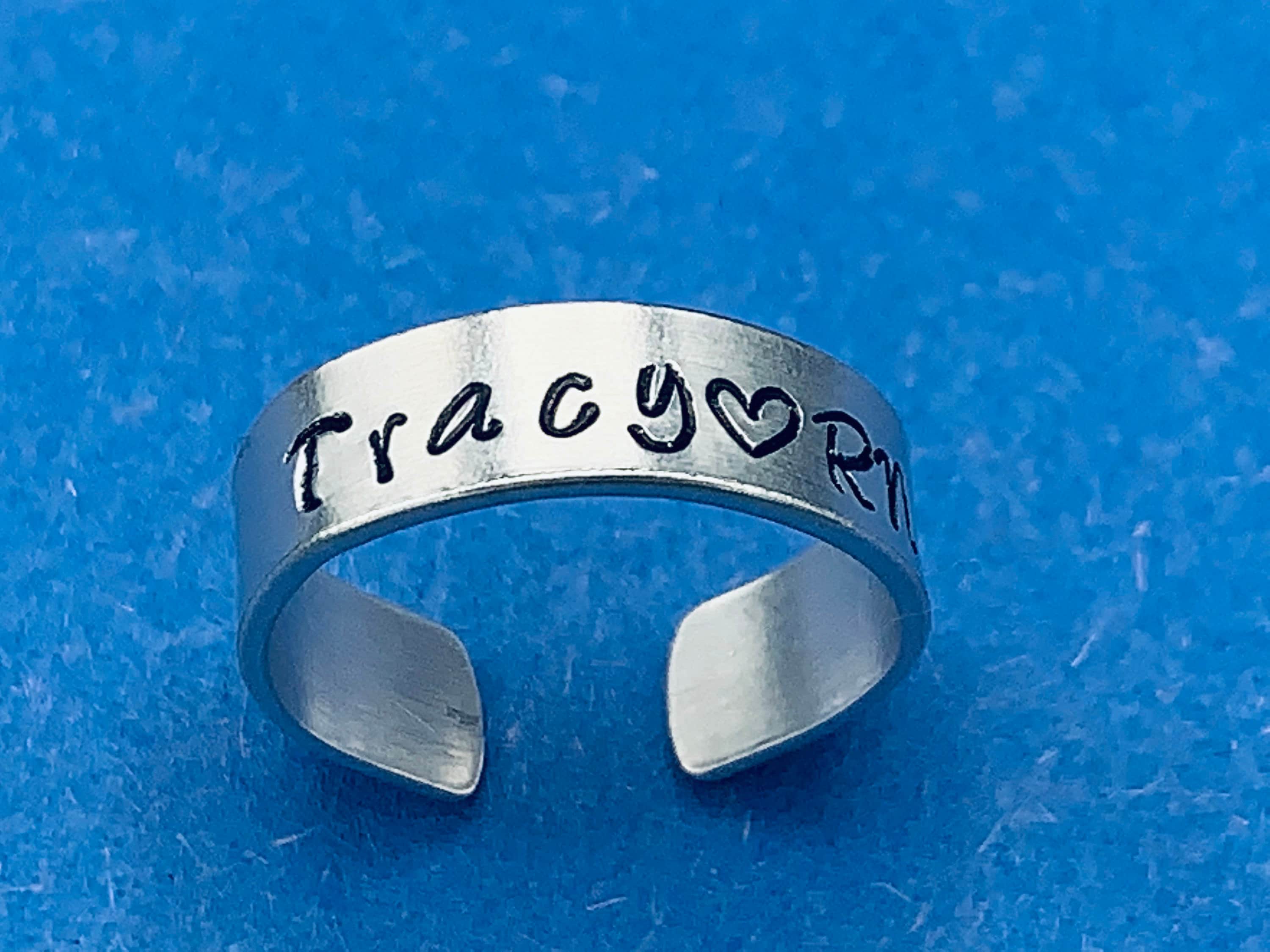 Personalized RN Ring / Nurse Gift / Hand Stamped Ring / Gift for Nurse ...