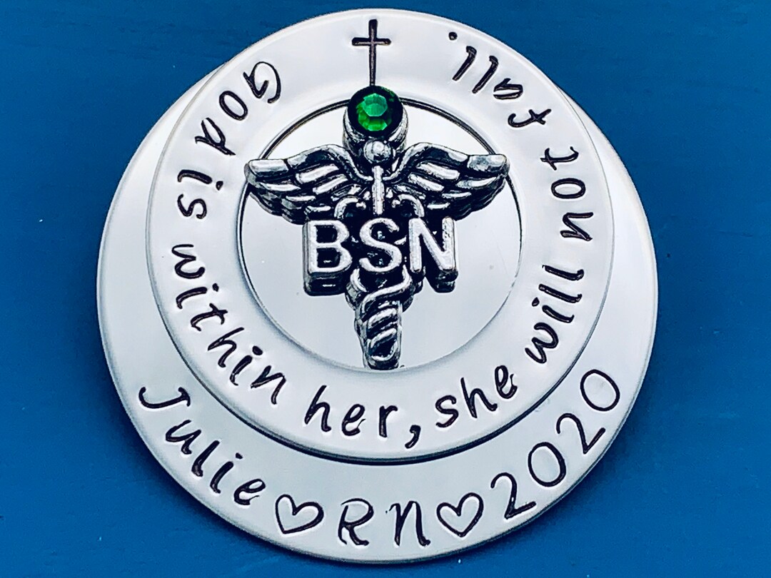 Personalized Pin for BSN/ BSN Gift /bsn /nurses / Nursing Student Gift ...