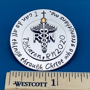 Personalized Pin for RN / Rn Gift /bsn Pin/ Nursing Student Gift ...