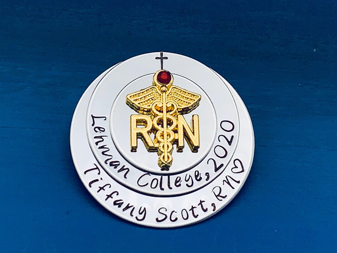 Personalized Pin for RN / Rn Gift /bsn /nurses / Nursing Student Gift ...
