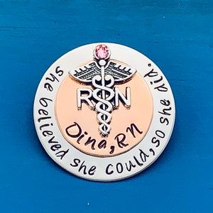 Personalized Pin for RN / Rn Gift /bsn /nurses / Nursing Student Gift ...