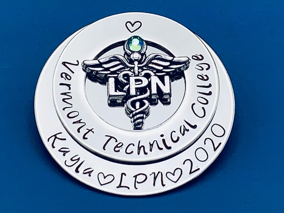College Name Pin for LPN / LPN Nurse Gift /nurses Gift / Nursing ...