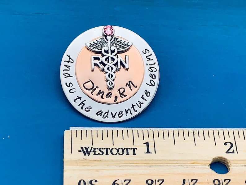 Personalized Pin for RN / Rn Gift /bsn /Nurses / Nursing | Etsy