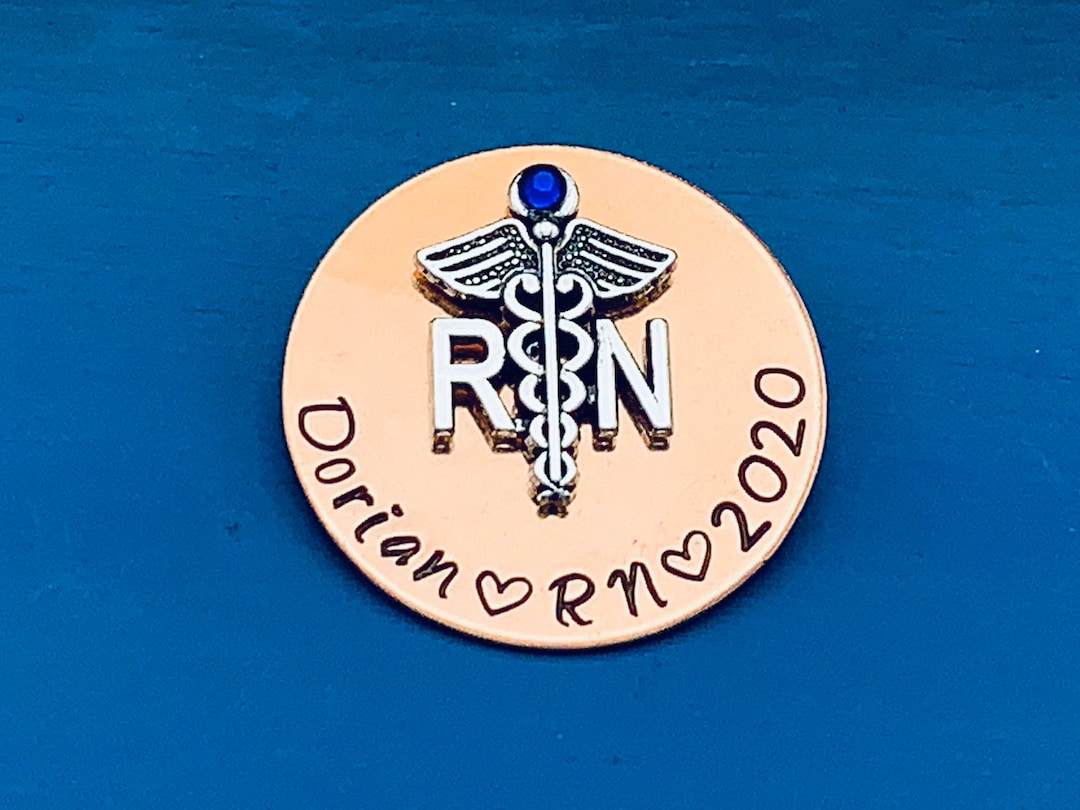 Personalized Pin for RN / Rn Gift /bsn /nurses / Nursing Student Gift ...