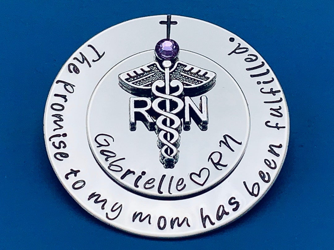 Personalized Pin for RN / Rn Gift /bsn Pin/ Nursing Student Gift ...