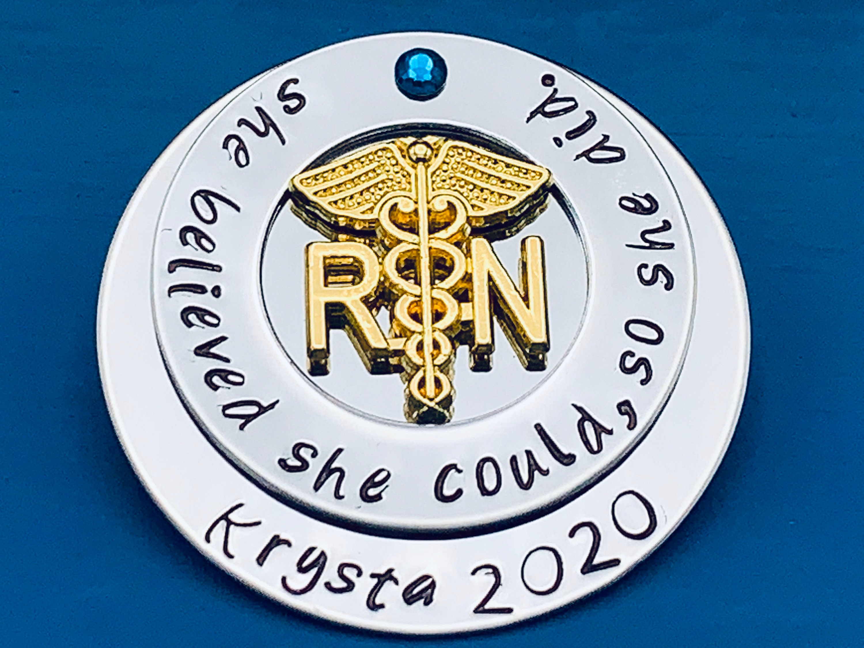 Personalized Pin for RN / Rn Gift /bsn /Nurses / Nursing | Etsy