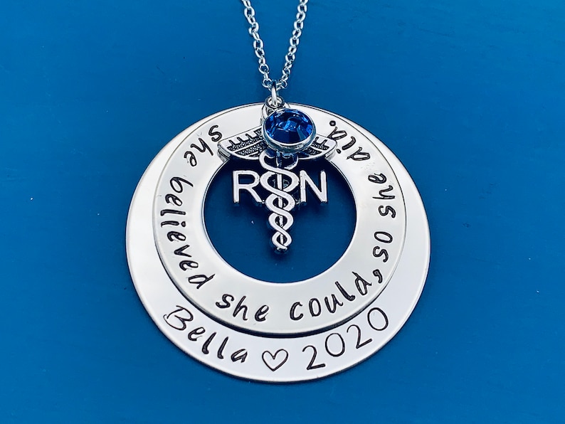 Personalized Necklace for RN / Rn Gift /bsn /nurses / Nursing - Etsy