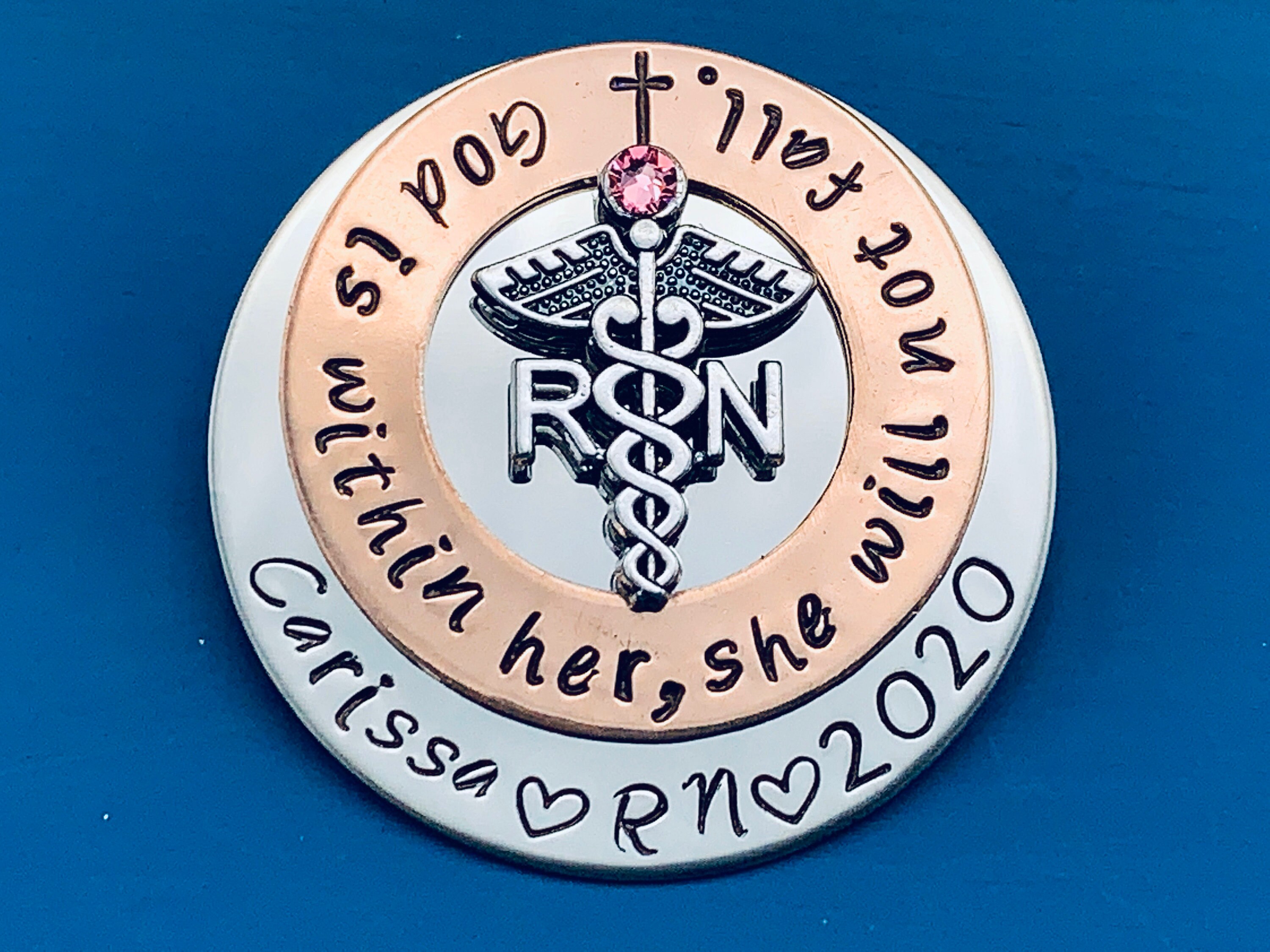 Personalized Pin for RN / Nursing Pin /bsn / Nurse Pin / | Etsy