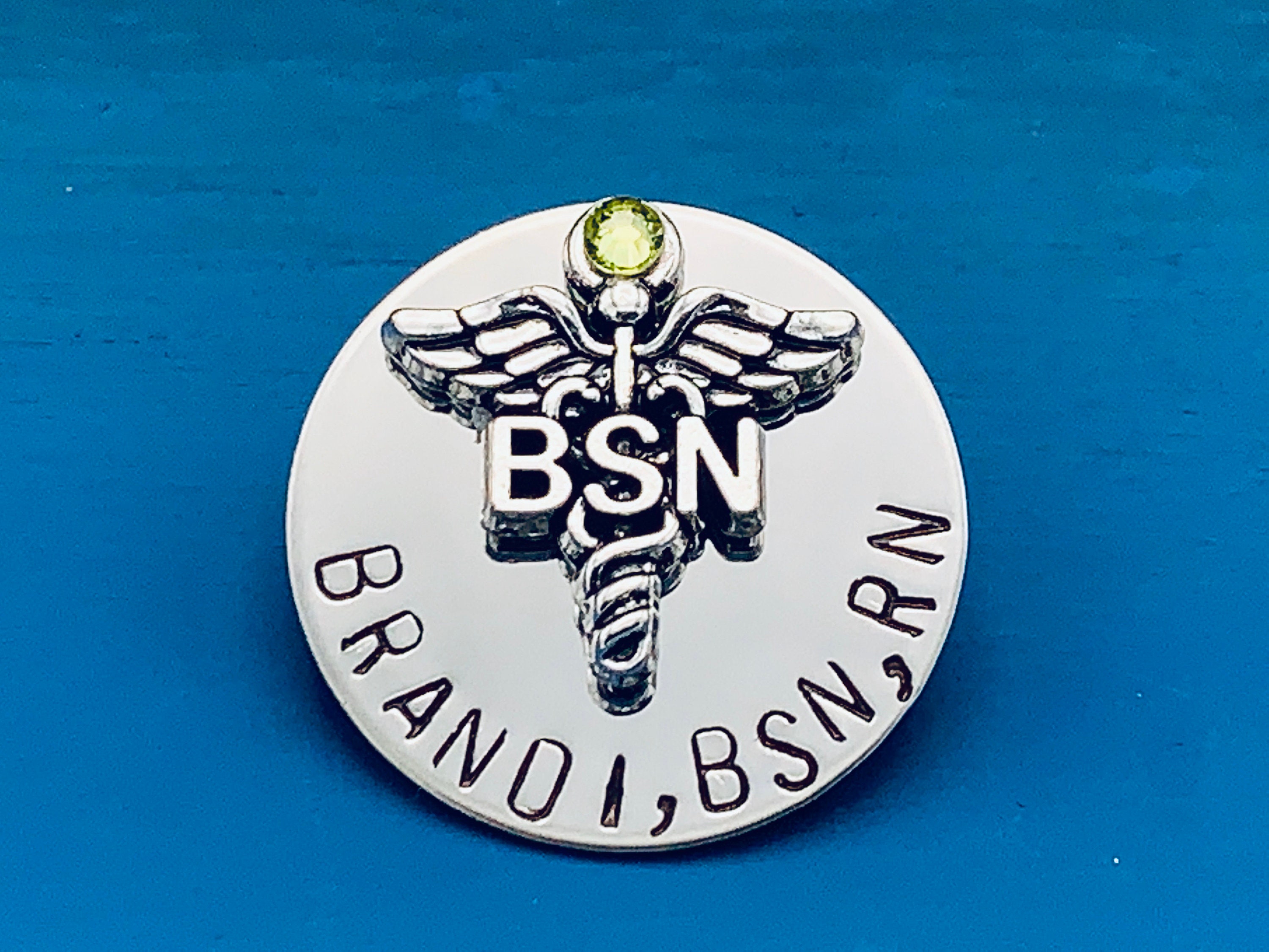 Personalized Pin for BSN / Bsn Gift /bsn /Nurses / Nursing | Etsy