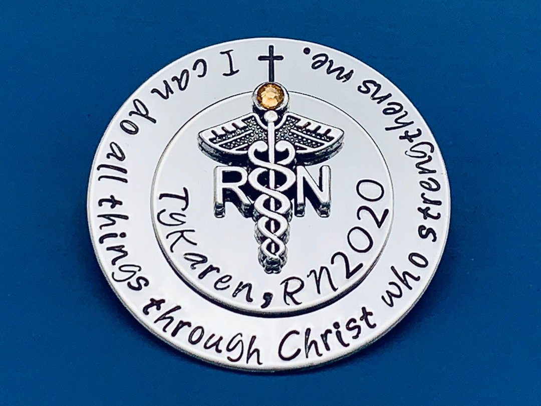 Personalized Pin for RN / Rn Gift /bsn Pin/ Nursing Student Gift ...
