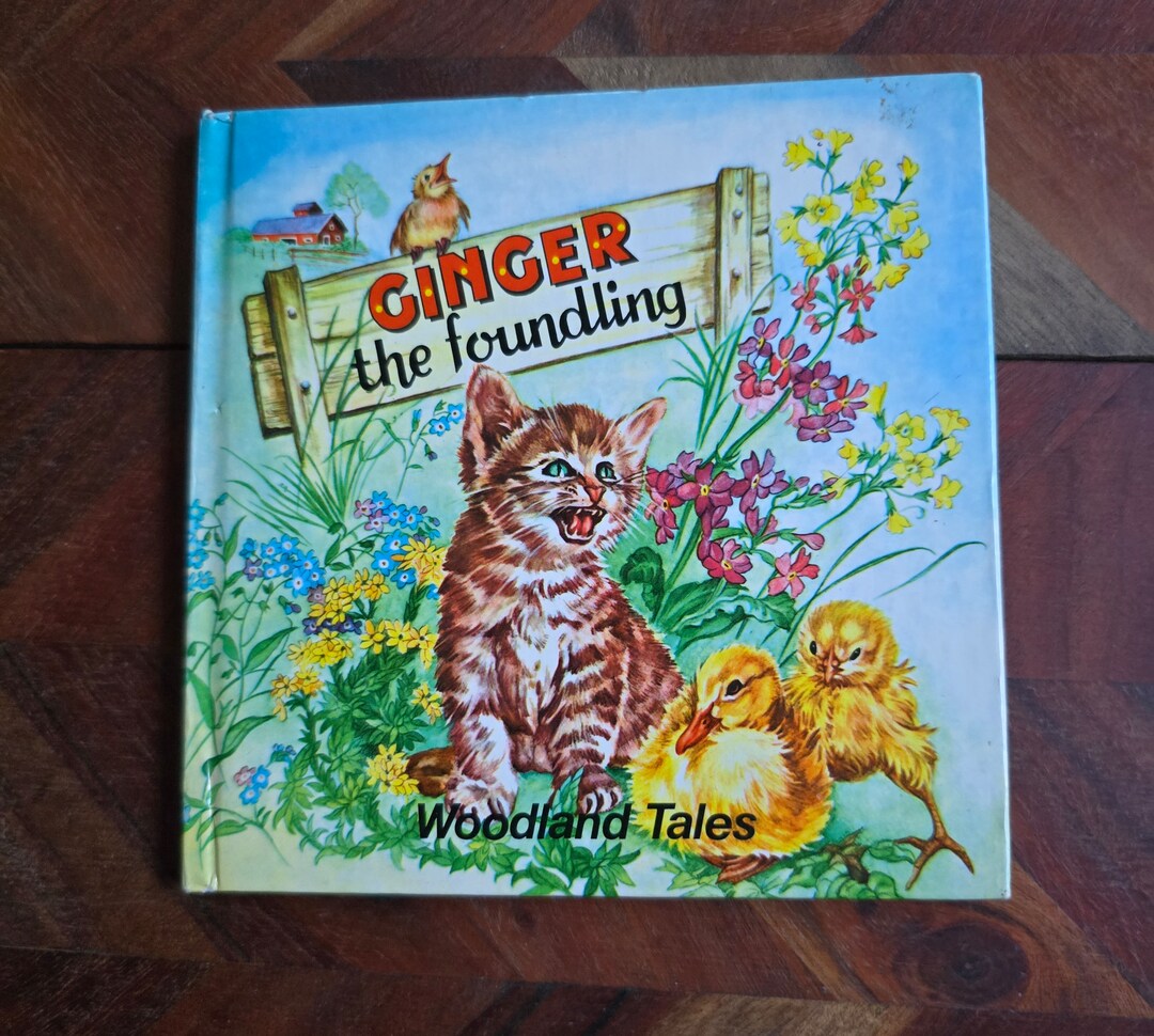 Vintage Children's Book - Ginger the Foundling - Dolly Rudeman - Hard ...