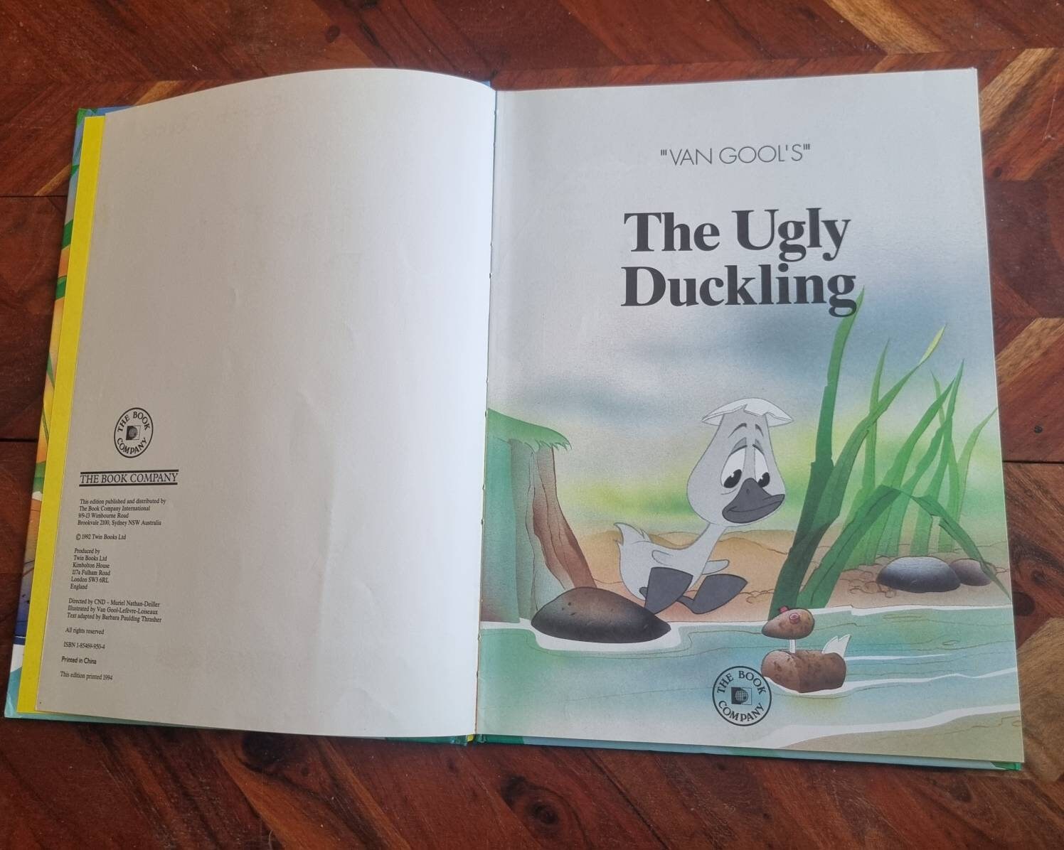 Vintage Children's Book - Van Gool's - the Ugly Duckling - 1994 ...