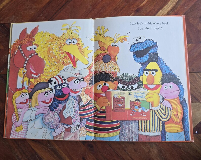 Vintage Children's Book - Sesame Street - I Can Do It Myself - Emily ...