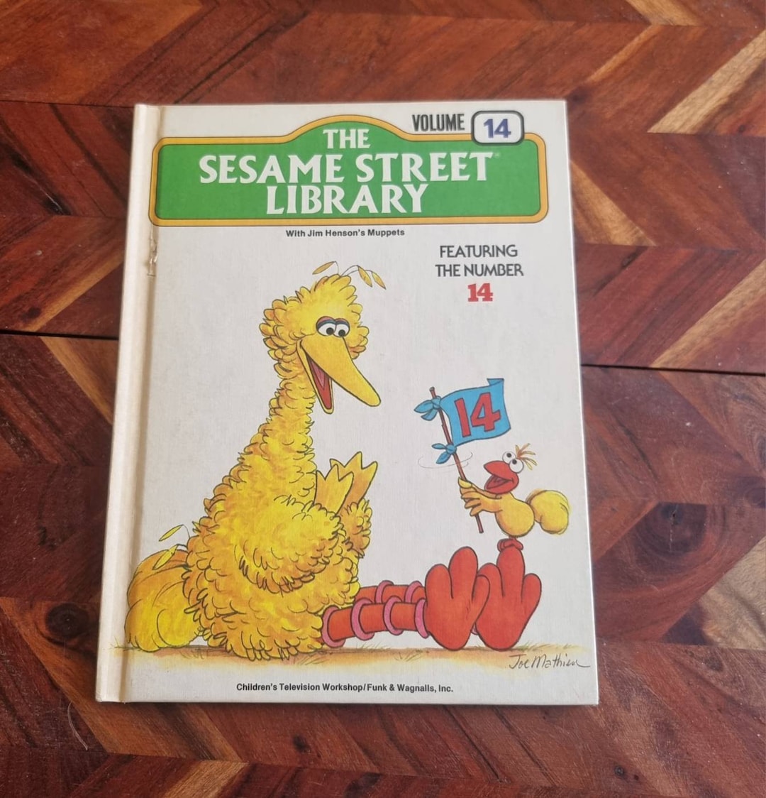 Vintage Children's Book - the Sesame Street Library - Volume I ...