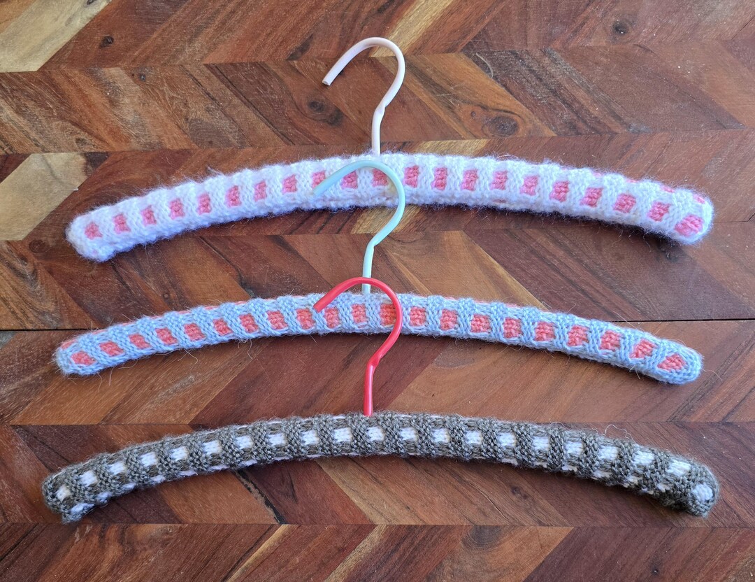Set of 3 Hand Crochet Coat Hangers - 40cm Length - Etsy