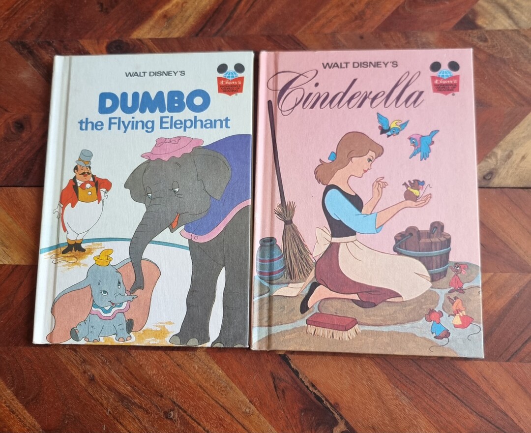 Vintage Walt Disney 1970's Wonderful World of Reading Childrens Books ...