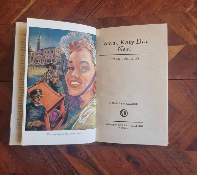Vintage Children Books - What Katy Did Next - Susan Coolidge - Hamlyn ...