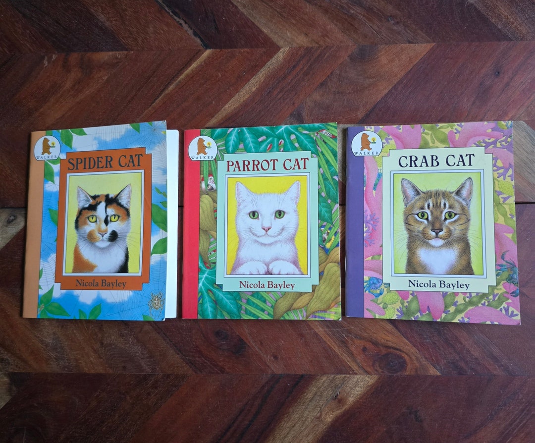 Vintage Children's Books Copy Cats Crab Cat Parrot Cat Spider Cat ...