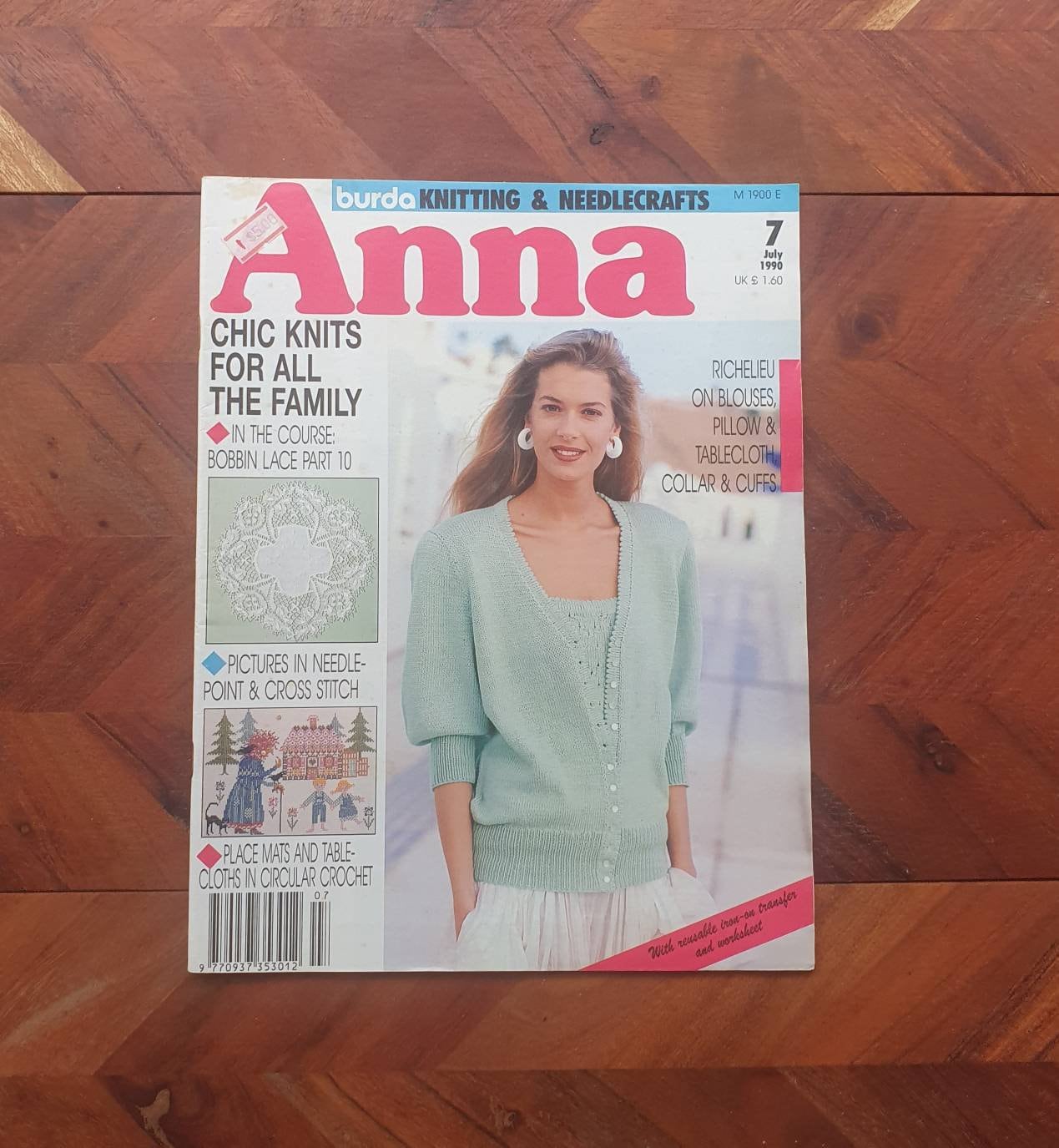 Vintage ANNA Burda Knitting and Needlecraft Magazine No. 7 - Etsy Australia