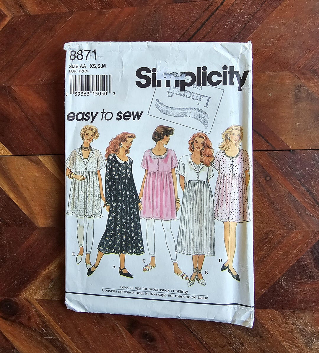 Vintage SIMPLICITY Pattern 8871 Ladies Dress Sizes XS-S-M - Etsy