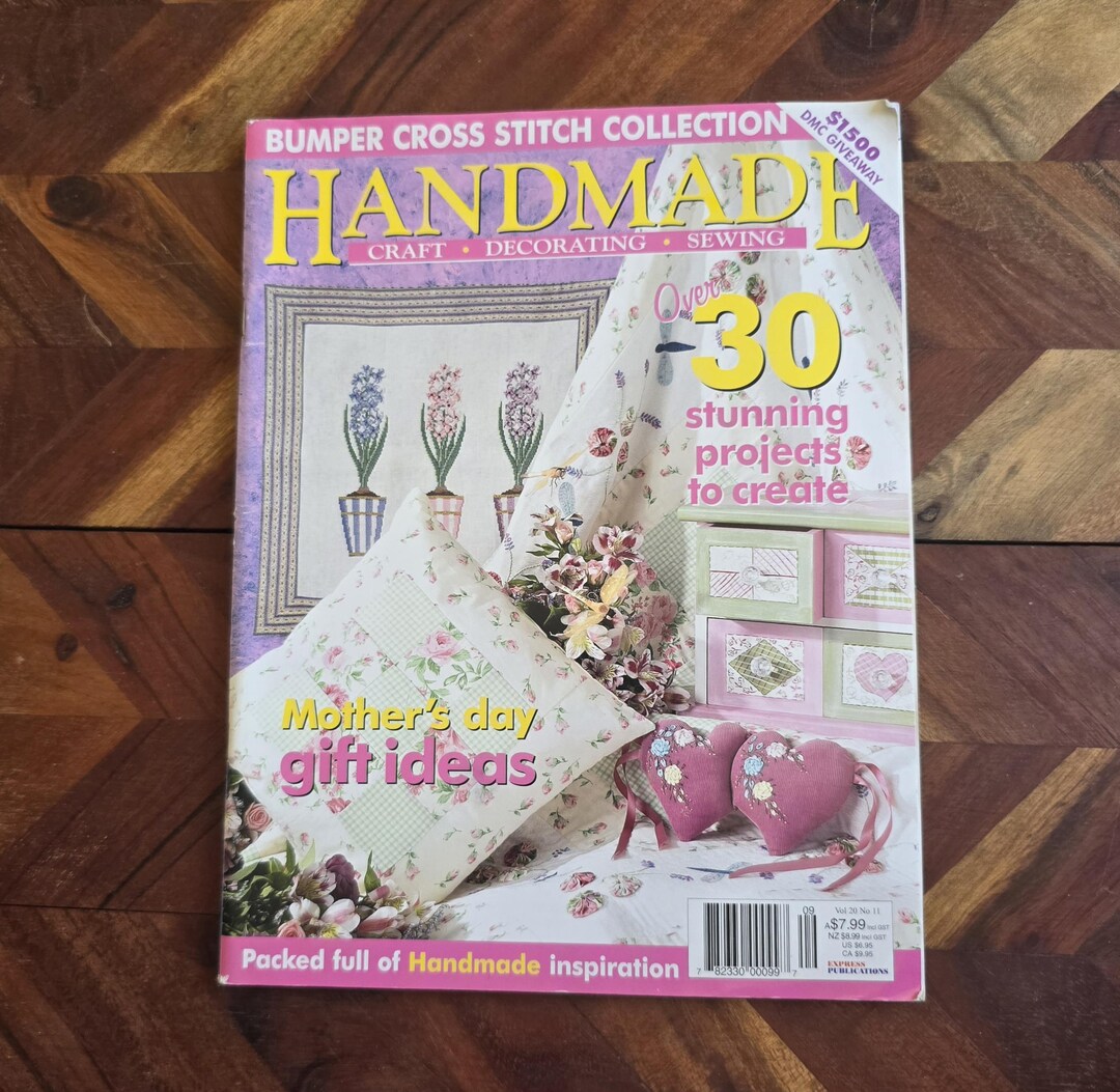 Handmade Magazine - Craft - Decorating - Sewing - Volume 20 No 11 - Etsy
