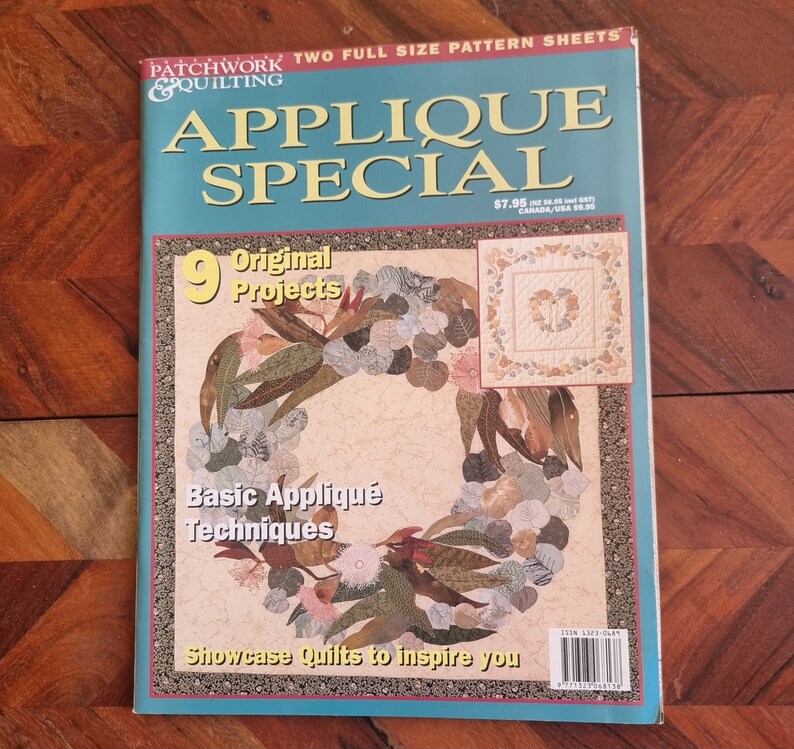 Australian Patchwork and Quilting Magazine Applique Special - Etsy