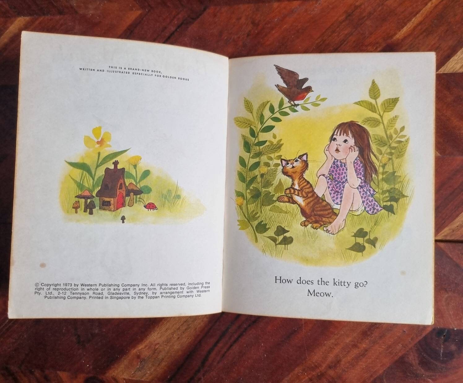 Vintage Children's Book Little Golden Book Bow Wow Meow A First Book of ...