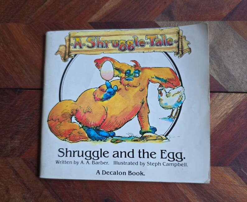 Vintage Children's Books A Decalon Book A Puggle Tale A Shruggle Tale A ...