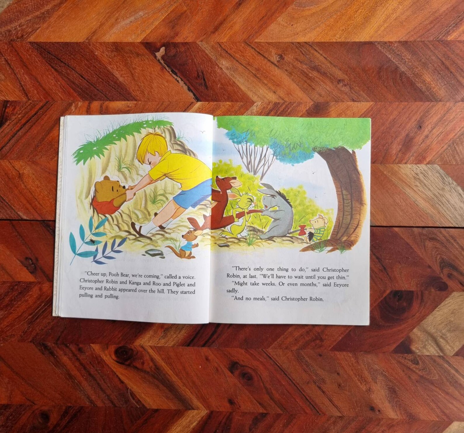 Vintage Children's Book - Little Golden Book - Winnie the Pooh Meets ...