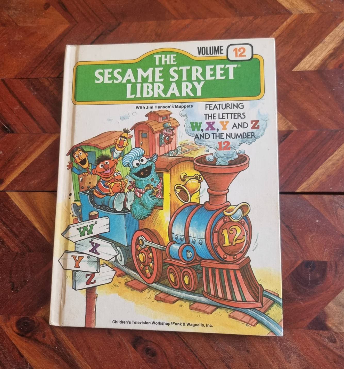 Vintage Children's Book the Sesame Street Library Volume 12 Featuring ...