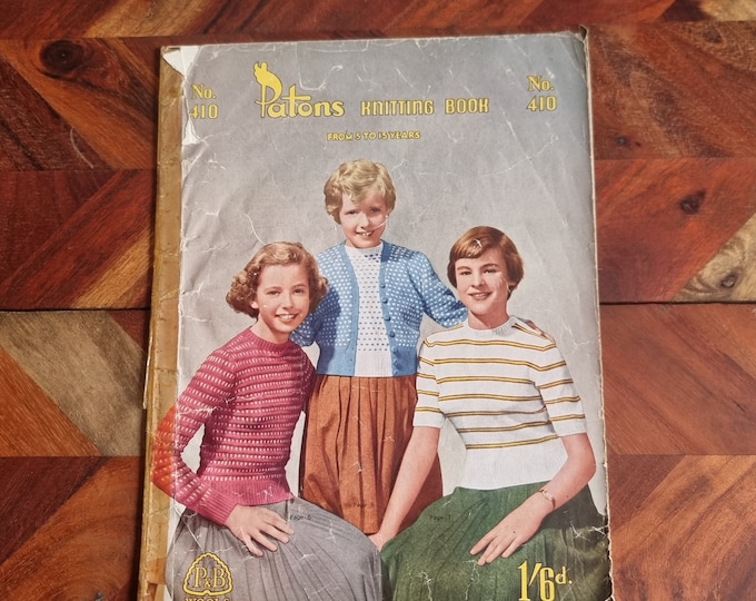Vintage Patons Totem Knitting and Crochet Book 581 - Etsy